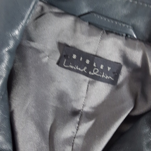 Sisley | Jackets & Coats | Sisley Limited Edition Leather Trench Coat ...